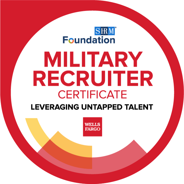 Wells Fargo Military Recruiter Certificate - Credly