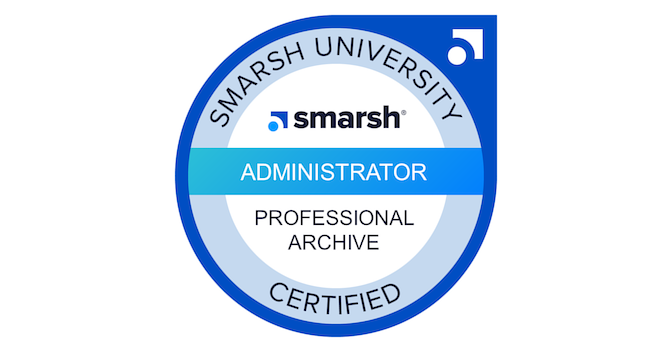 Smarsh Certified Professional Archive Administrator - Credly