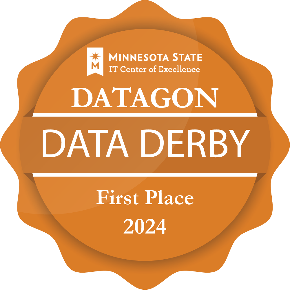 2024 Data Derby Datagon First Place - Credly