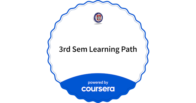 3rd Sem Learning Path - Credly