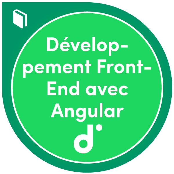 Participation au cours : Introduction à Angular - Credly