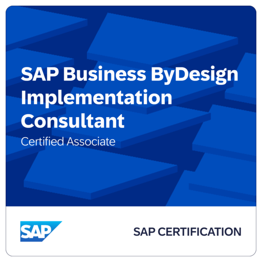 Sap Certified Associate Sap Business Bydesign Implementation Consultant Credly 