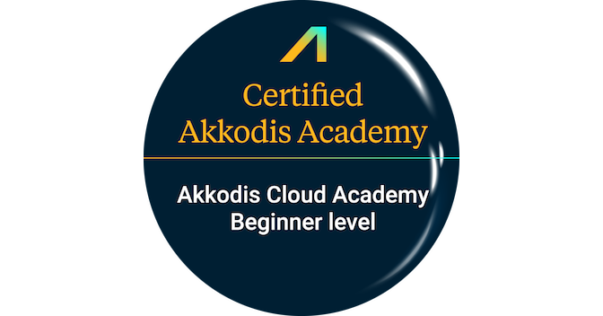 Akkodis Cloud Academy Beginner level - Credly