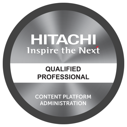 Hitachi Qualified Professional - Content Platform Administration - Credly