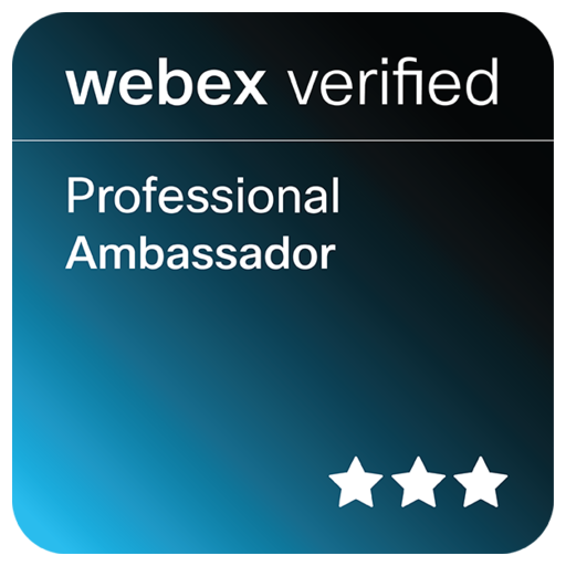 Webex Professional Ambassador - IT Admin - Credly