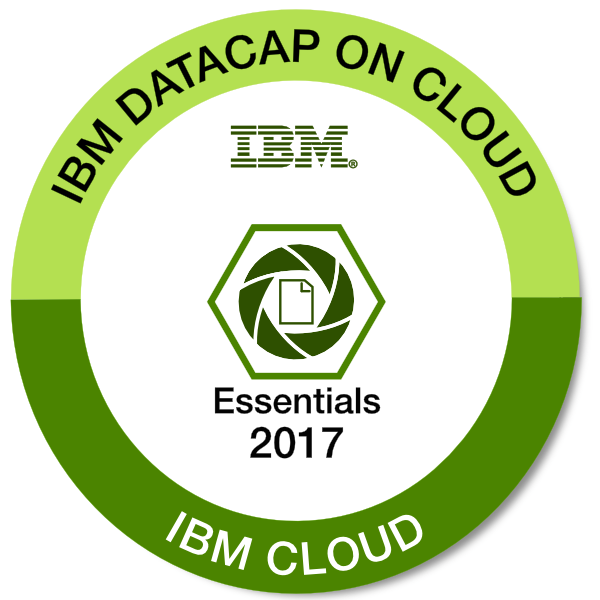 IBM Datacap on Cloud - Datacap Essentials - 2017 - Credly