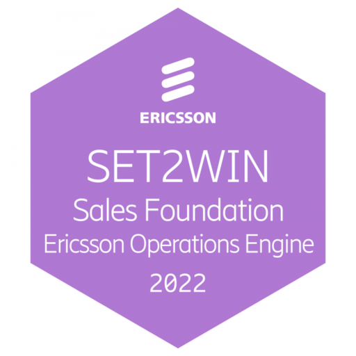 SET2WIN Sales Foundation Ericsson Operations Engine badge 2022 - Credly