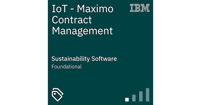 IoT - Maximo Contract Management - Credly