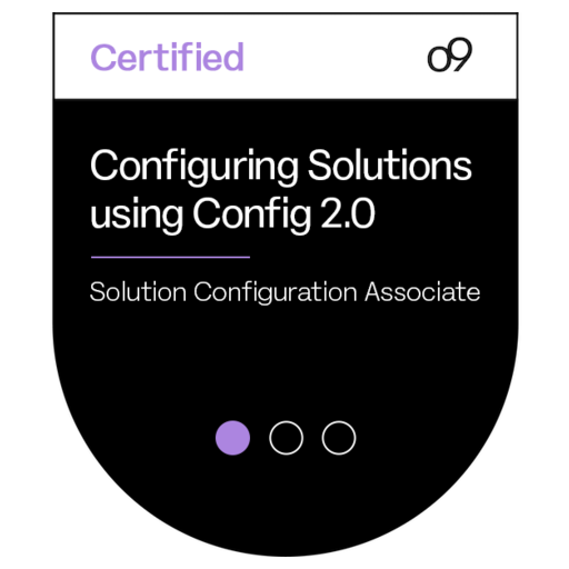 Configuring Solutions using Config 2.0 - Solution Configuration ...