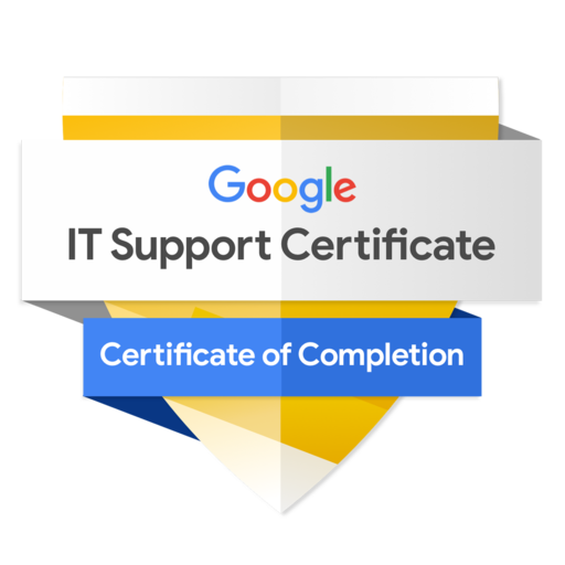 Google IT Support Certificate - Credly