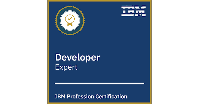 Developer Profession - Level 3 Expert - Credly