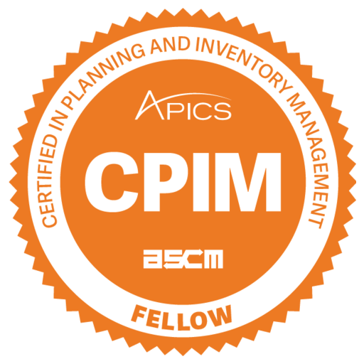 APICS Certified in Planning and Inventory Management Fellow (CPIM-F ...