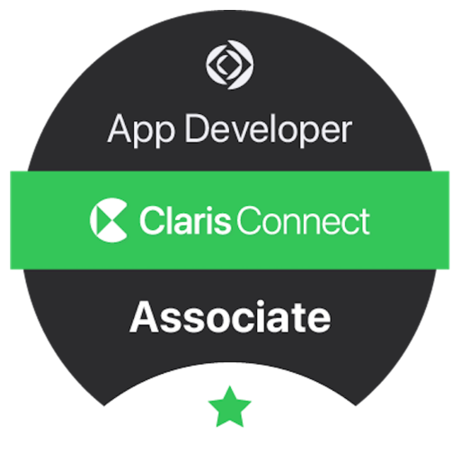 App Developer for Claris Connect Associate - Credly