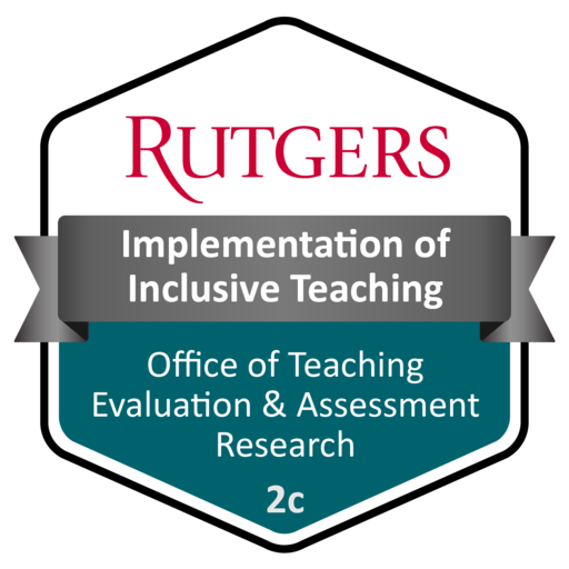 Implementation of Inclusive & Equitable Teaching Practices 2c ...