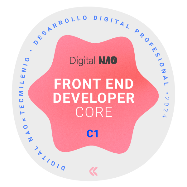 Front End Developer Core - Credly