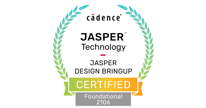 Jasper RTL Design Bring-Up Methodology App v21.06 RAKS Exam - Credly