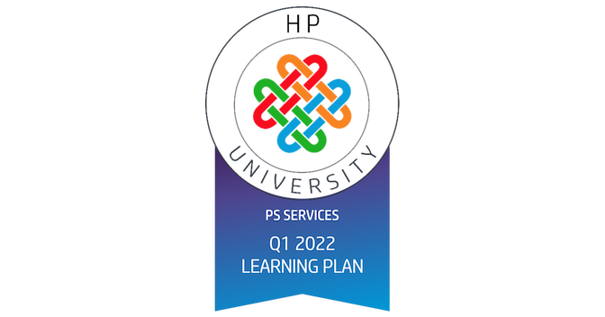 HP Personal Systems Services: Q1 2022 Learning Plan - Credly