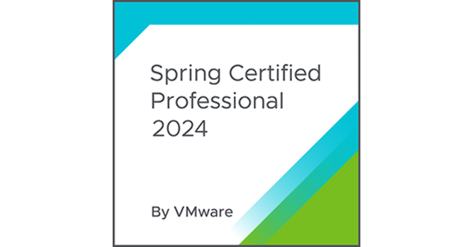 Spring Certified Professional 2024 - Credly