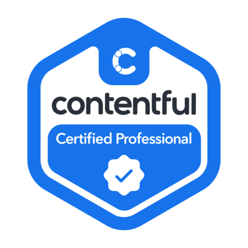 Contentful Certified Professional - Credly