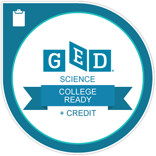 GED Science College Ready Credit Credly