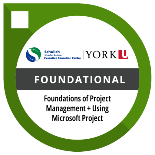 Foundations of Project Management + Using Microsoft Project - Credly