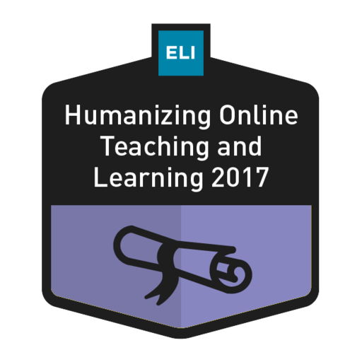 Humanizing Online Teaching And Learning 2017 Credly