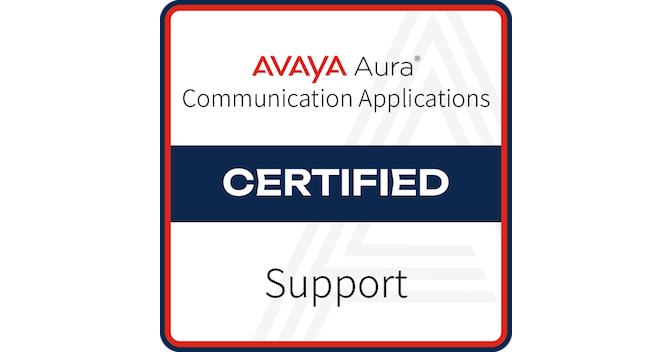 Avaya Aura® Communication Applications Support Certified - Credly