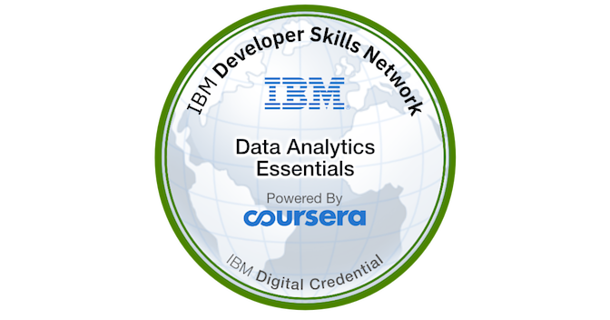 Data Analytics Essentials - Credly