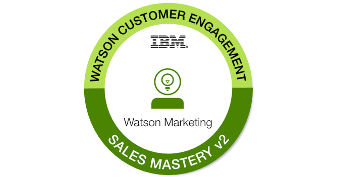 IBM Watson Marketing - Sales Mastery v2 - Credly