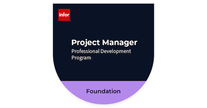 Infor Project Manager: Professional Development Program - Foundation ...