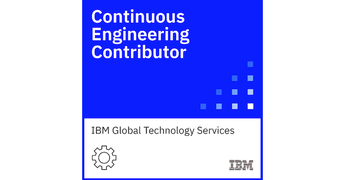 Continuous Engineering: Contributor - Credly