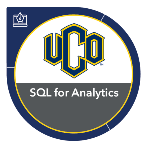 SQL for Analytics - Credly