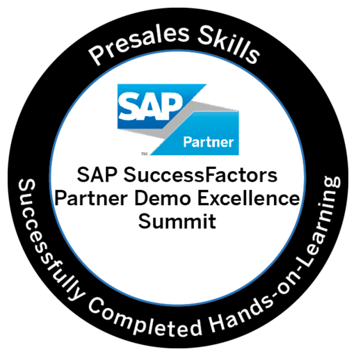 Presales Skill - SAP SuccessFactors Partner Demo Excellence Summit - Credly