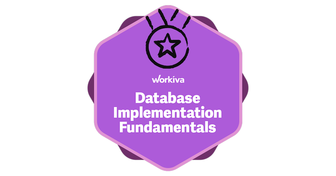 Database Implementation Fundamentals - Credly