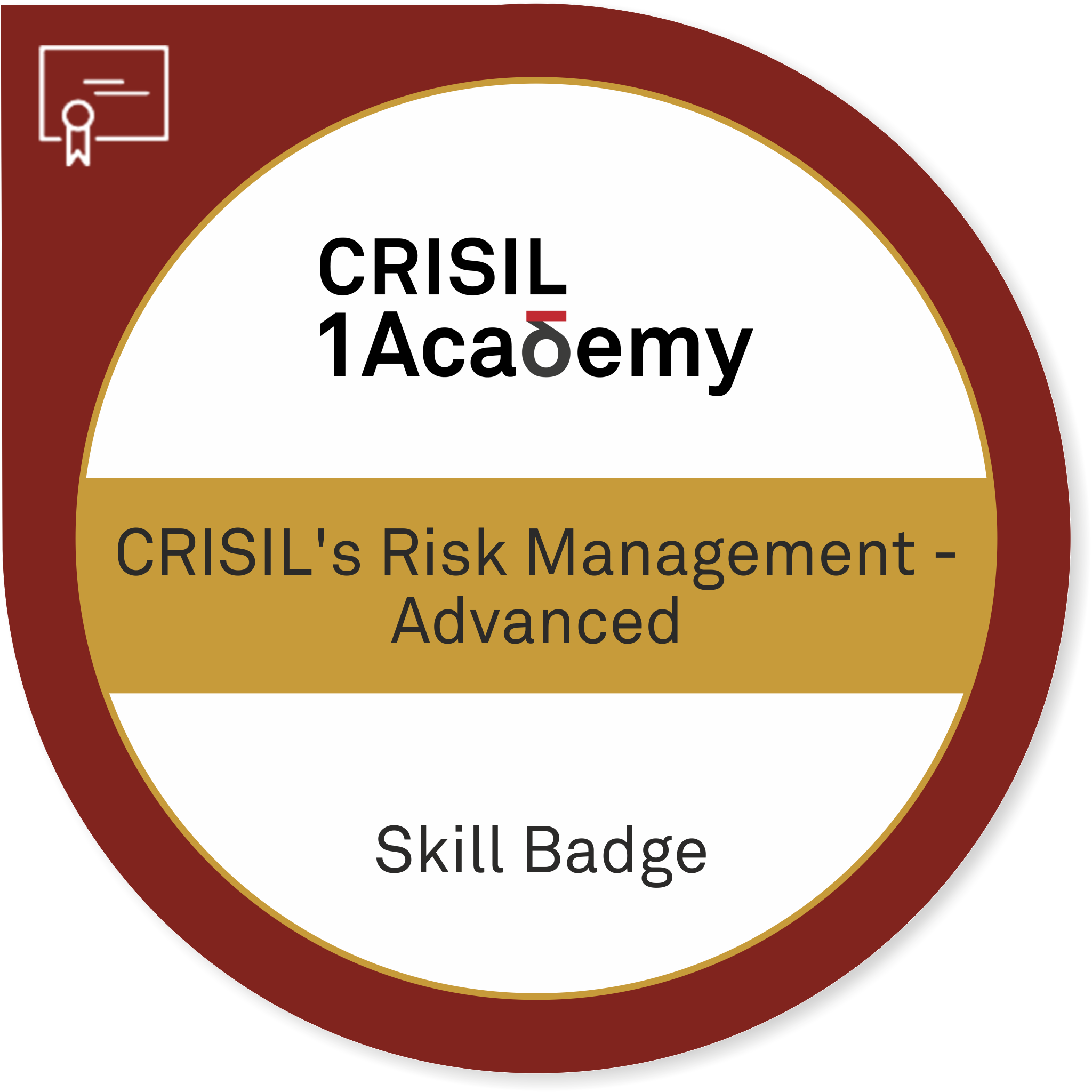 CRISIL's Risk Management - Advanced - Credly