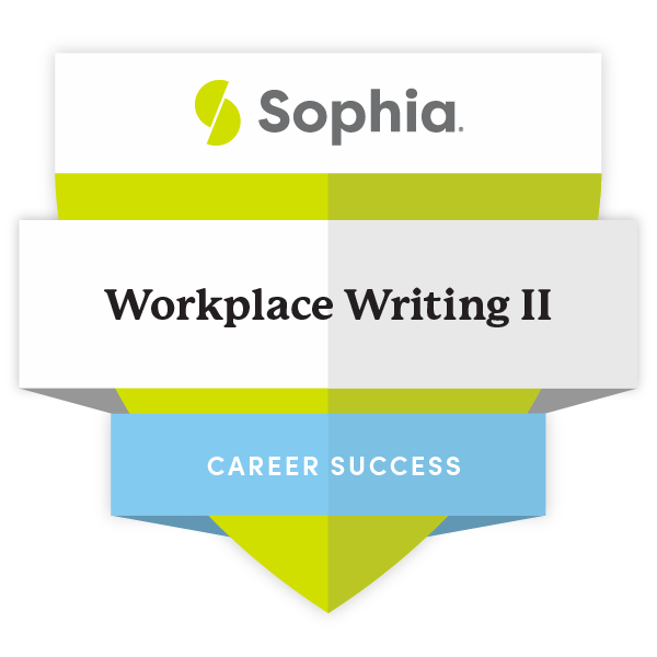 Workplace Writing II (ENG1020) - Credly