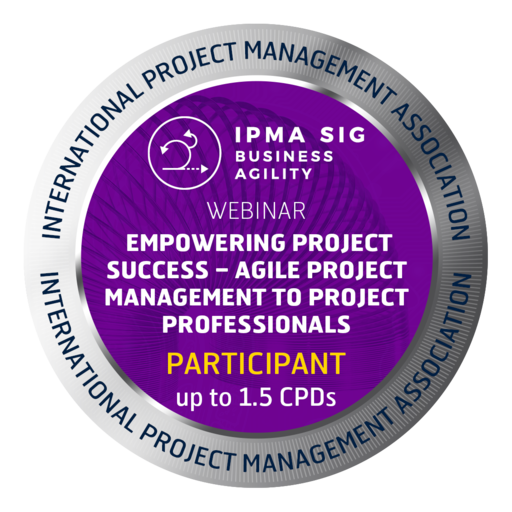 SIG Business Agility webinar - Empowering project success (participant) - Credly