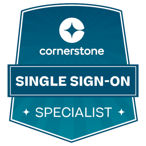 Cornerstone Single Sign-on Specialist - Credly
