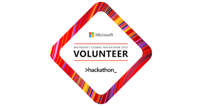 Microsoft Global Hackathon 2023 Volunteer - Credly