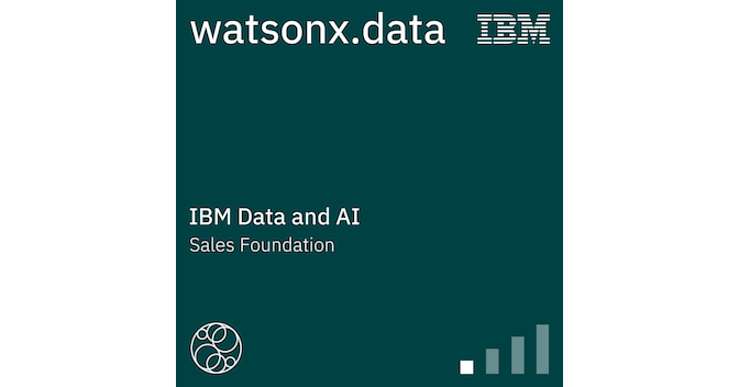 watsonx.data Sales Foundation - Credly