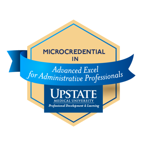 Advanced Excel for Administrative Professionals - Credly