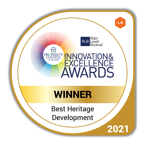 Innovation & Excellence Awards Winner 2021 Best Heritage Development - Credly