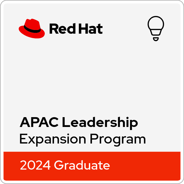 2024 Red Hat APAC Leadership Expansion Program - Credly