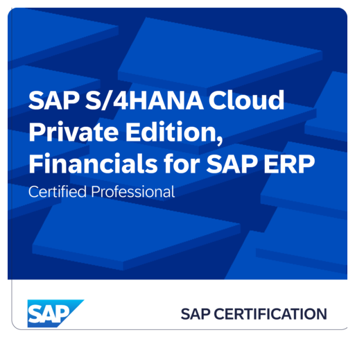 SAP Certified Professional - SAP S/4HANA Cloud Private Edition, Financials for SAP ERP - Credly