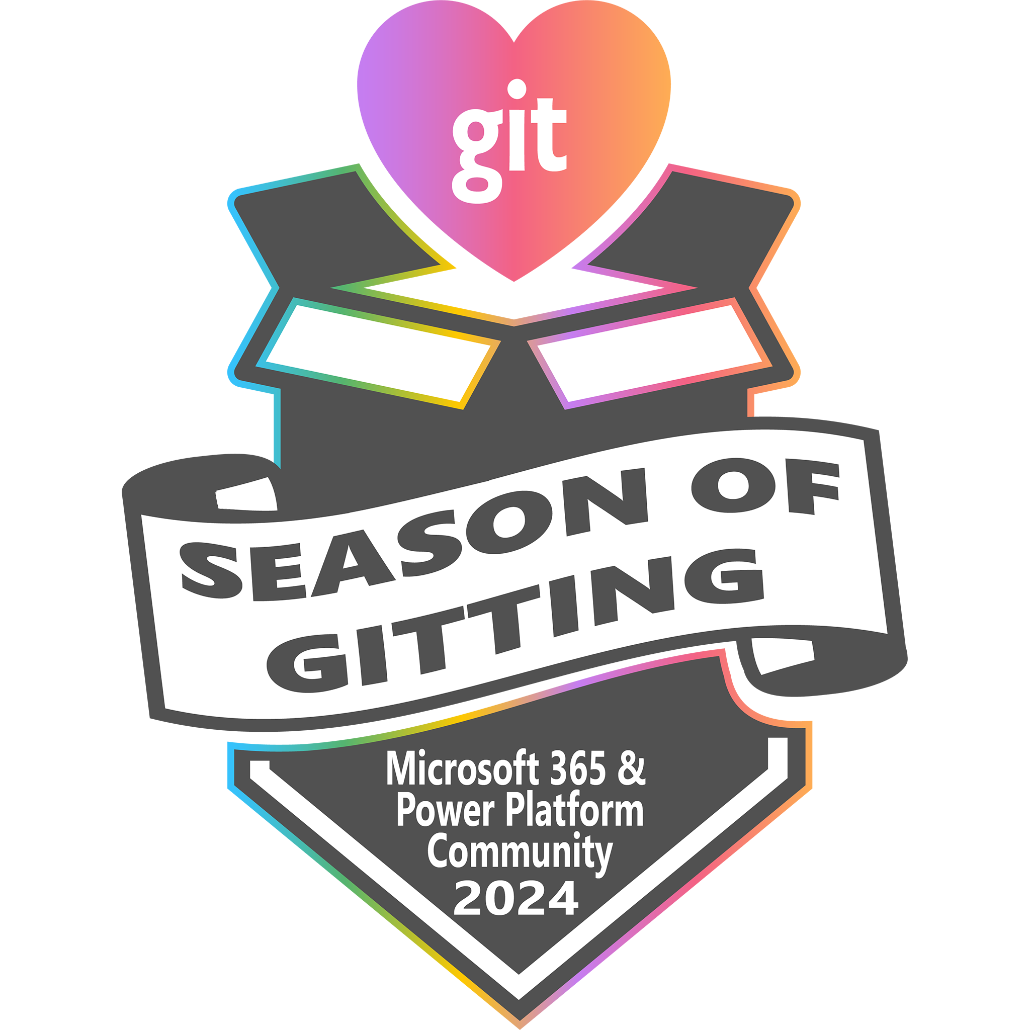 Season of Gitting 2024 - Microsoft 365 & Power Platform Community - Credly
