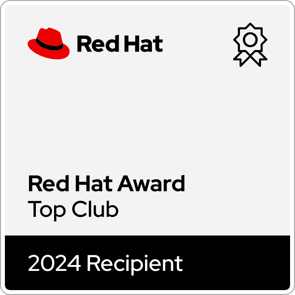 2024 Red Hat Top Club Award - Credly