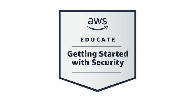 AWS Educate Getting Started with Security - Credly