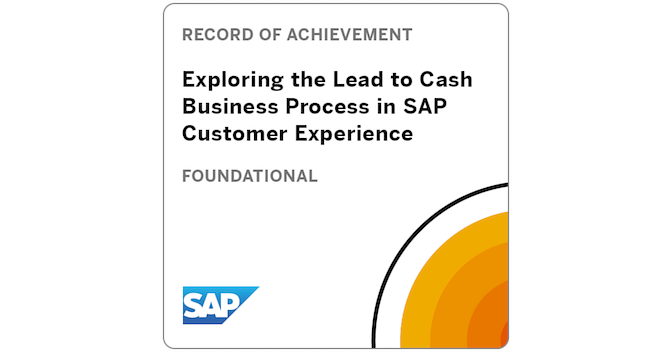 Exploring the Lead to Cash Business Process in SAP Customer Experience ...