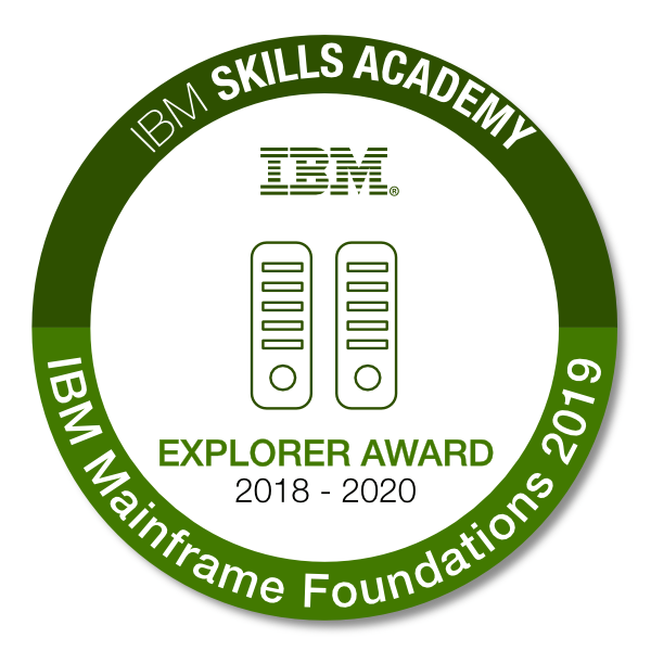 IBM Mainframe Foundations - Explorer Award - Credly