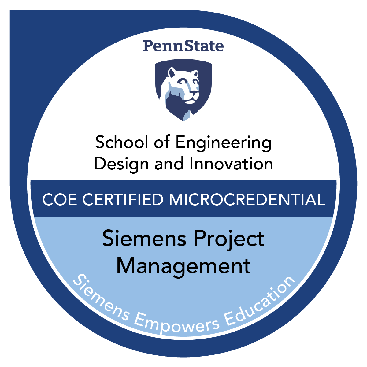 Siemens Project Management Basics Credly